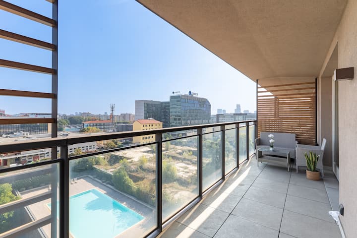 Penthouse With Rooftop Terrace & Spa - Milão