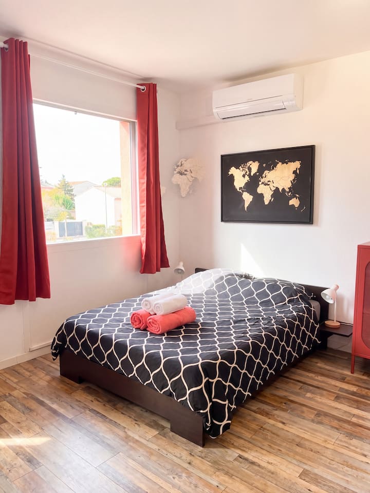 Studio Au Calme Wi-fi, Parking, Clim Réversible - Gréoux-les-Bains