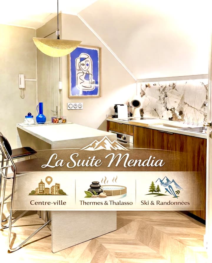 La Suite Mendia | ÉLégant Appart’ En Centre Ville. - Bagnères-de-Bigorre