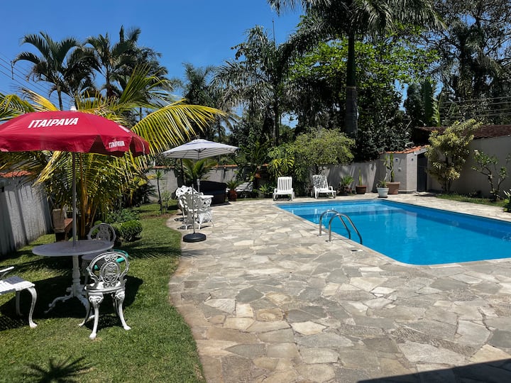 Piscina Privativa A Poucos Passos Do Mar - São Sebastião