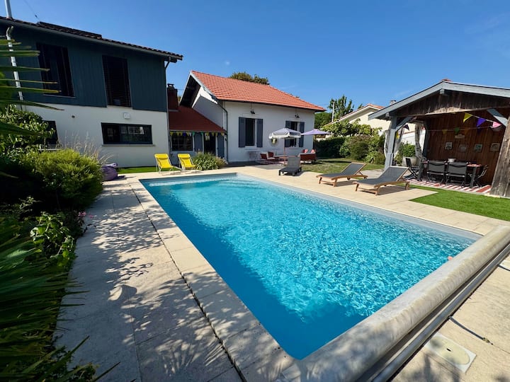 Villa Les Lauriers – Piscine Et Plage à 200 M - Audenge