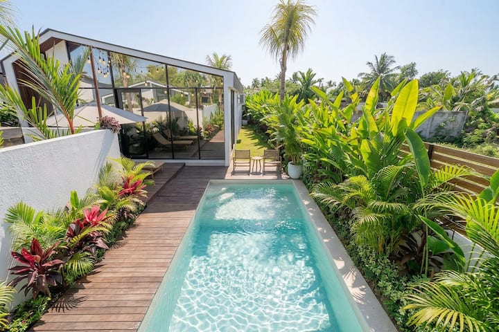 New Jungle 3br Villa+beach Access+huge Pool 10a - Jimbaran