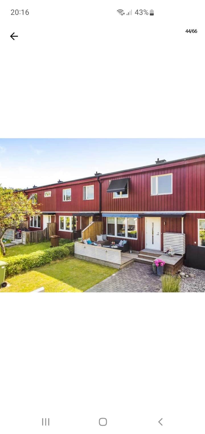 Radhuslycka Med Solsida, Nära Mälaren - Strängnäs