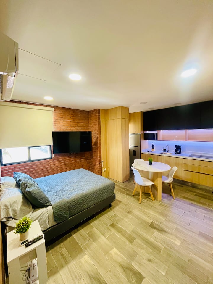 Departamento/barrio Antiguo/santa Lucia / Parking - Monterrey