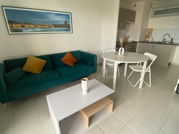 Grand T2 Spacieux Avec Parking Et Balcon - Toulouse