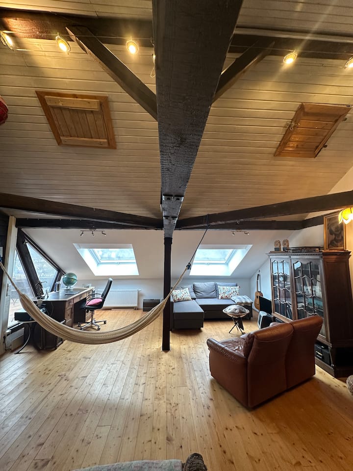 Schönes Dachzimmer + Terrasse, Hasenbergsteige - Stuttgart