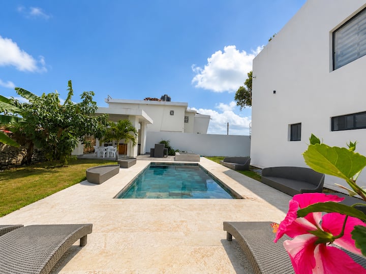 Villa De 3 Chambres Avec Piscine Privée | Barbecue | Plage Et Centre-ville - Punta Cana