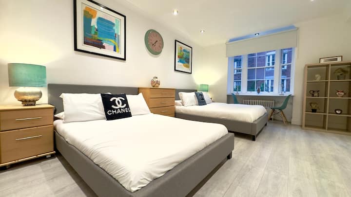 Bayswater Luxe Apt | A/c, Porter, Parking, Flex In - Londen