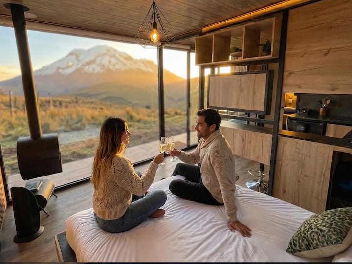 Tiny House: Confort Y Paz Frente Al Chimborazo - Bolivar