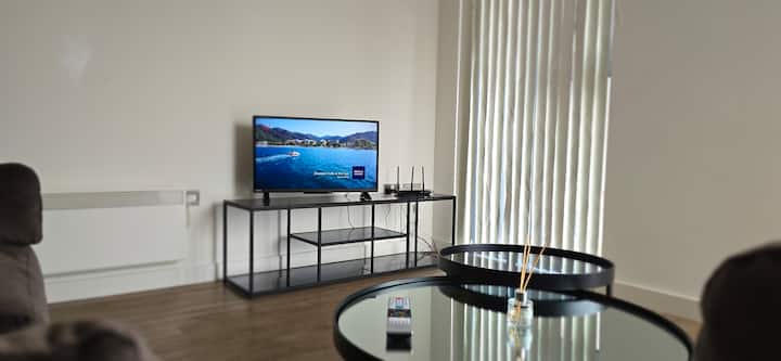 Bright 1br On Broad Steet+modern+comfort+city Life - Birmingham