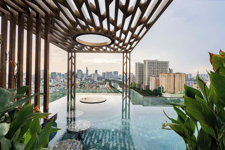 D1 Mension 2br: @Free Gym/ Infinity Pool City View - Ho Si Minh-város
