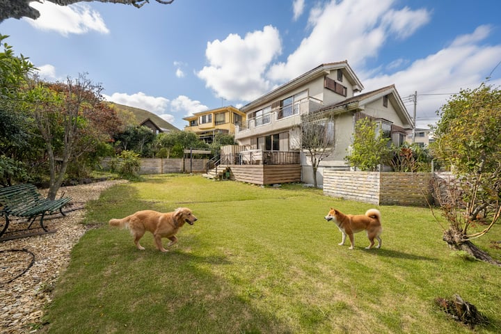 New! 愛犬と休日を過ごす家/広いドッグラン完備/ Bbqと天然温泉で楽しむ和モダン宿 - Japan