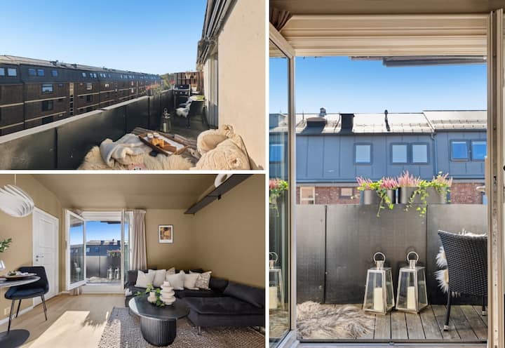 Grünerløkka Penthouse With Balcony - Oslo
