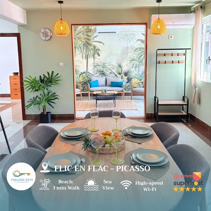 Appartement 2 Chambres –Piscine– 2 Min De La Plage - Mauritius