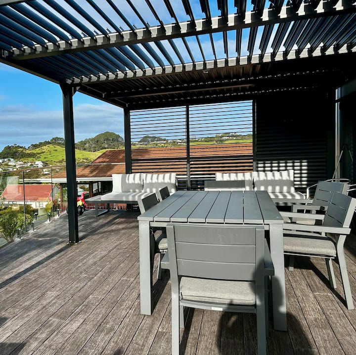 Coopers Beach Huge Deck Hot Spa Wonderful Views - Mangōnui