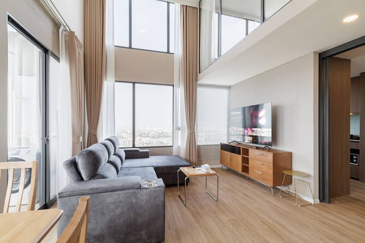 Loft三房二卫公寓 泳池 健身房/近Rca-1 - Bangkok