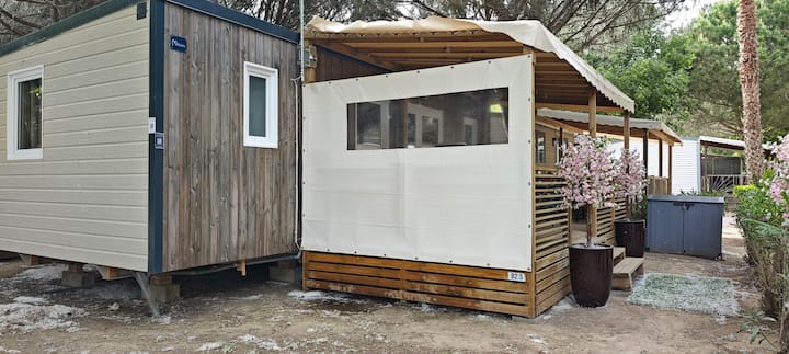 Mobile Home Confort Tout éQuipé Camping 4 éToiles - Saint-Cyprien