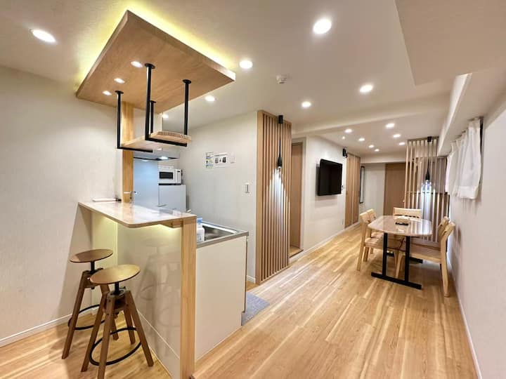H101* New Tokyo Wafu 3ldk｜airport Direct｜asakusa* - Ginza