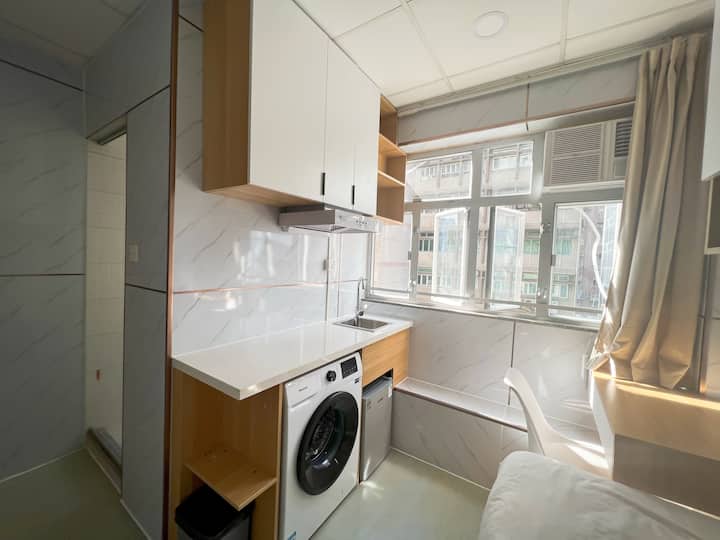 独立厨房卫生间单人房｜尖沙咀地铁口B2｜交通便利 - Jordan