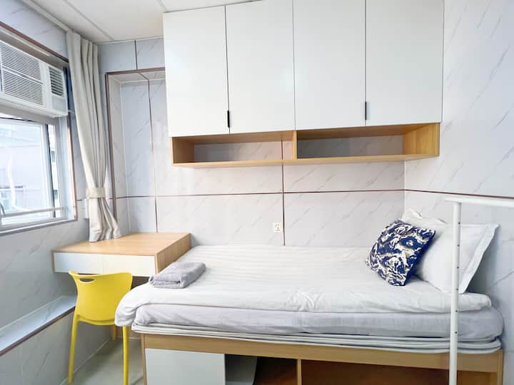 独立厨房卫生间单人房｜尖沙咀地铁口B2｜交通便利 - Hong Kong