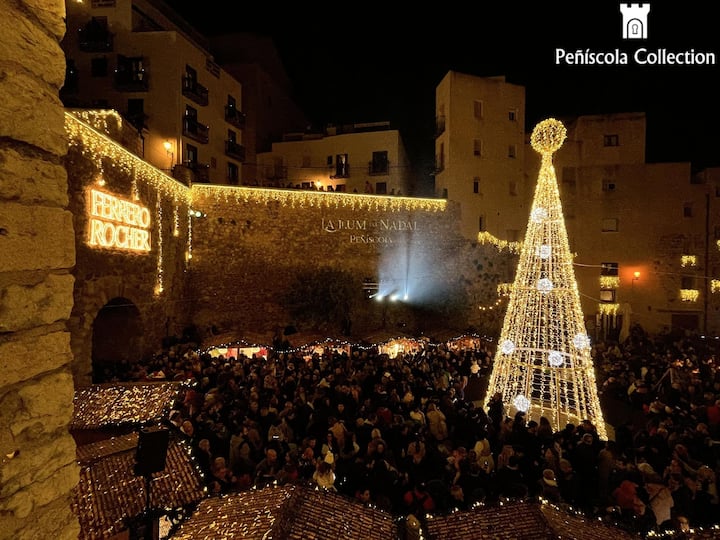Sea-castle View 2br Flat • A/c • Wi-fi • Parking - Peñíscola