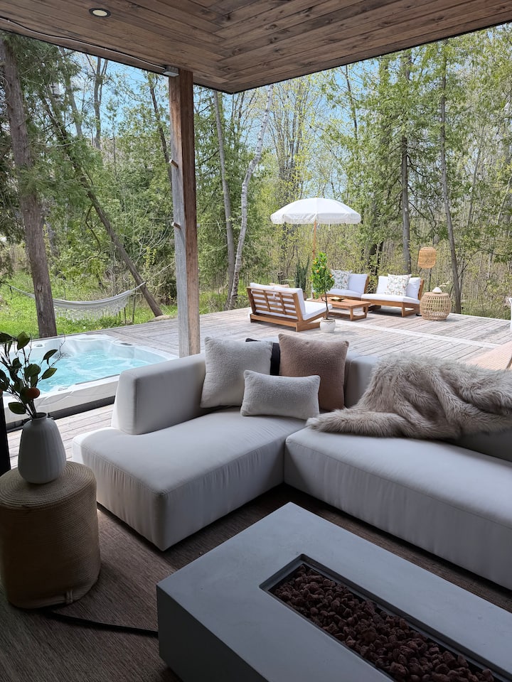 Spahaus 36: Luxe Forest Retreat W/ Hot Tub, Sauna - The Blue Mountains