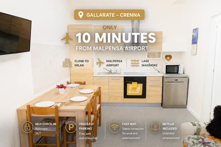 [10" From Mxp Airport] Netflix And Free Parking - Gallarate