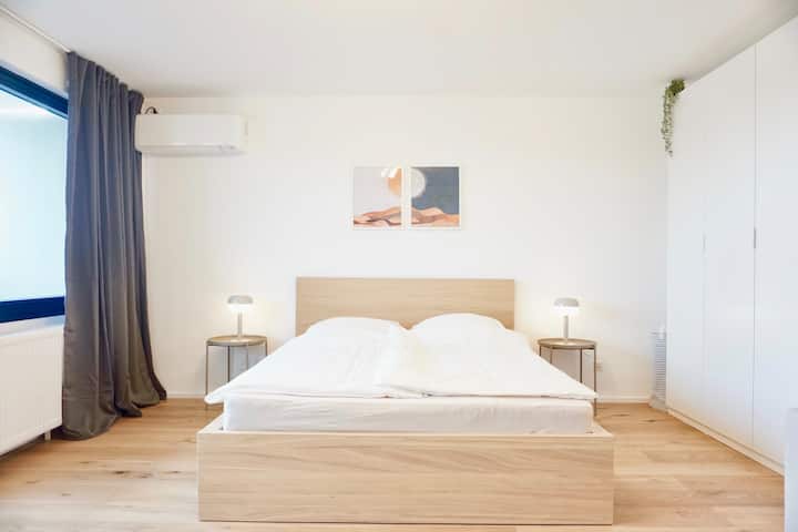 City-apartment I 4 Gäste I Balkoni Privatparkplatz - Karlsruhe