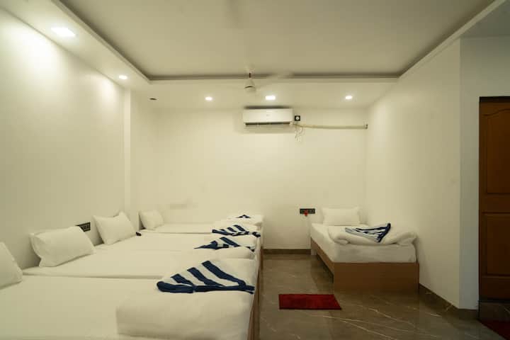 Coral Sand Beach Resort- Family Ac Room - Alibag