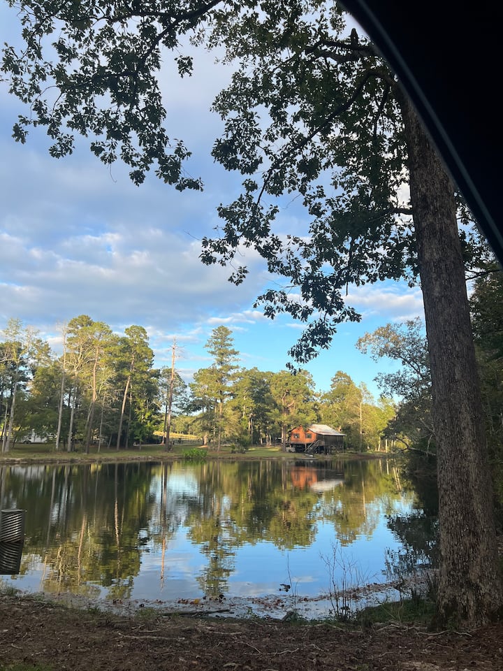 Cabin On Secluded Horse Farm With Stocked Pond - South Carolina