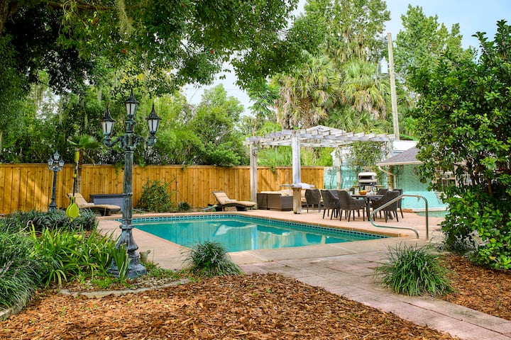 Vernon House - Pool Home In Downtown Ocala - 奧卡拉