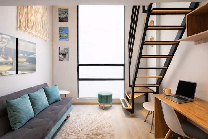 Mini Loft Chico Alto Diseño Moderno Y Seguro - Bogota
