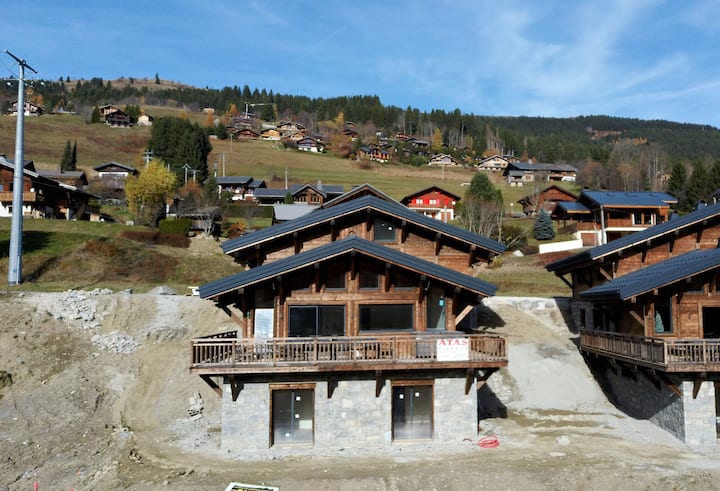 Chalet 6 Chambres Avec Sauna, Jacuzzi, Cinéma - Morillon