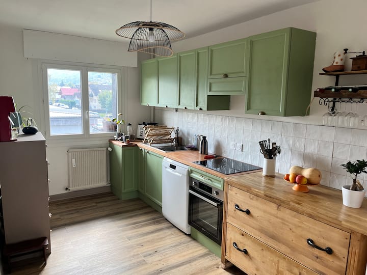 Appartement Chaleureux Vue Sur Le Mont-blanc - Sallanches