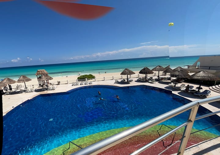 Espectacular Vista Al Mar Caribe •Amplio Y Cómodo. - Cancún