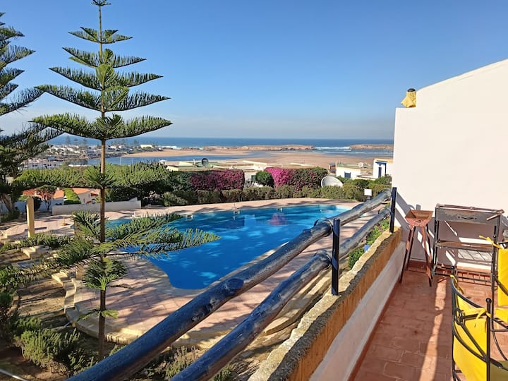 Duplex Cozy Vue Mer & Piscine N P24 - Oualidia