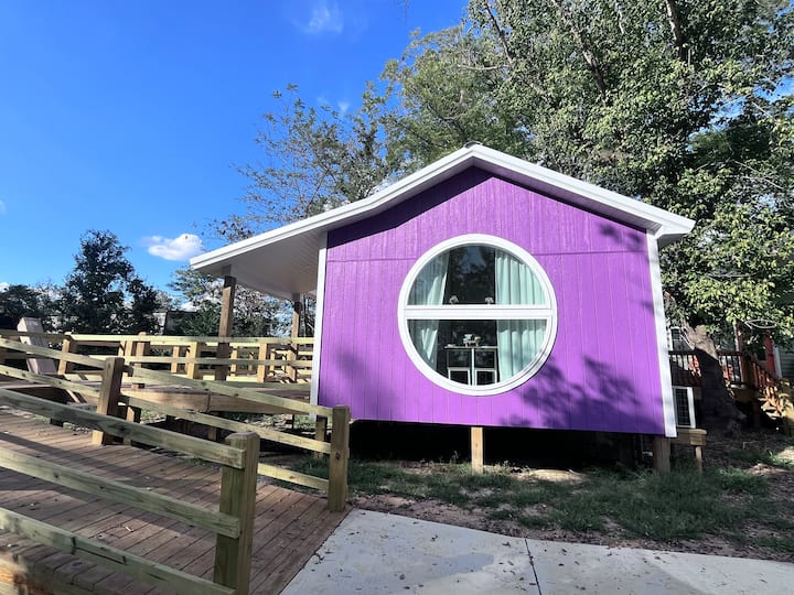 Cute Purple Tiny House In Tiny Home Village - Cape Girardeau, MO
