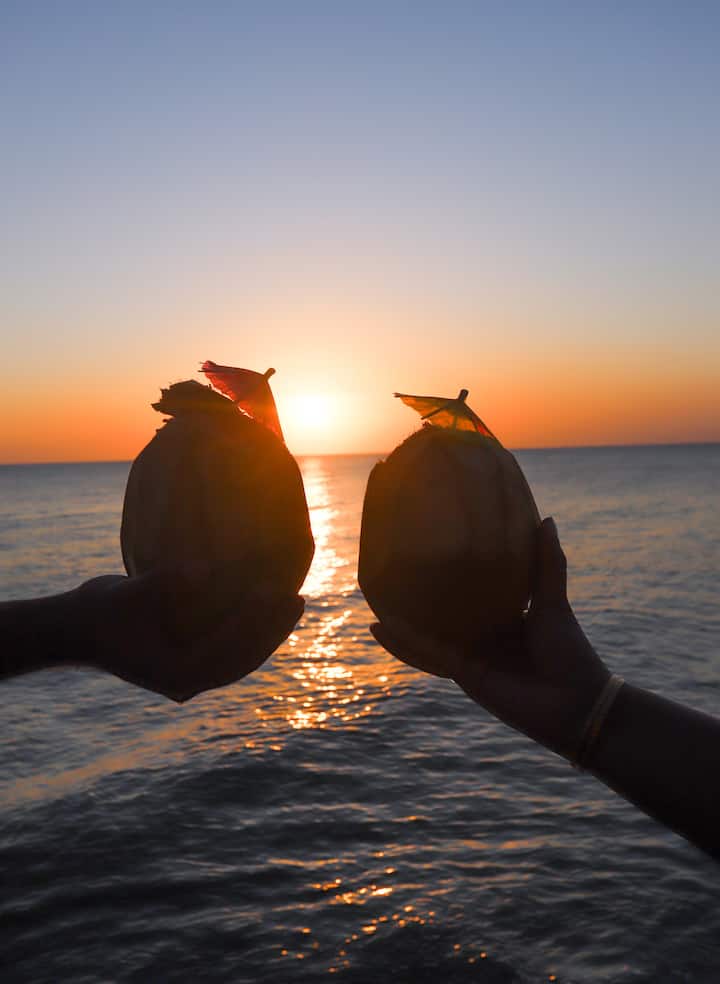 Emerald Sunset Villa | Ocean Front | In Town - Zanzibar