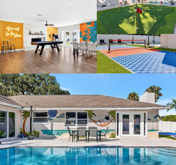 Heated Pool-nearbeaches-pickleball-arcade-minigolf - 코코아