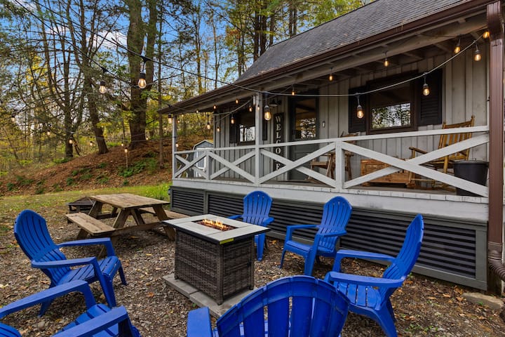 The River Owl Cabin | Riverview Getaway, Cozy Fire - Susquehanna County, PA