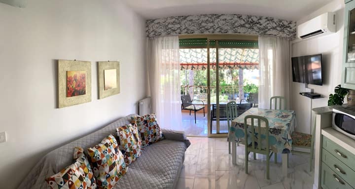Appartement 2/3 Pièces Terrasse Pk Prive Wifi Clim - Menton