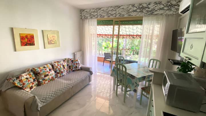 2/3 Room Apartment Terrace Private Parking Wifi Air Conditioning - Menton