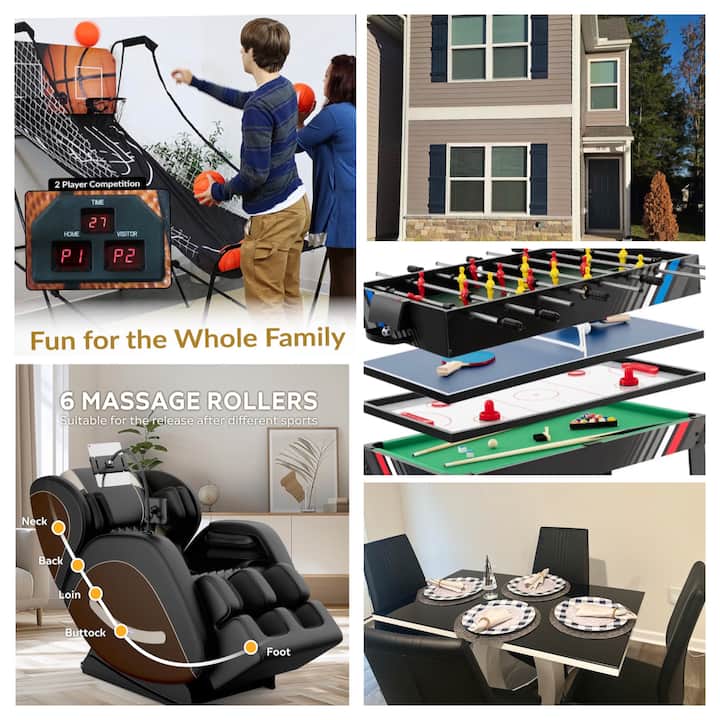 Brand New Luxurious Home With Massage In Raleigh - Raleigh, NC