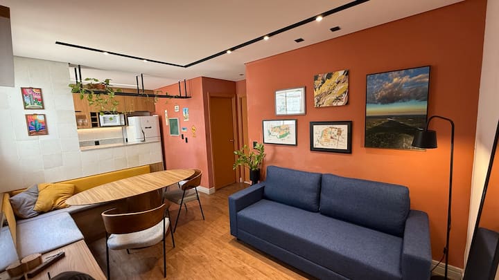 Ap Contemporâneo Com Toques Industriais + Garden. - Cuiabá