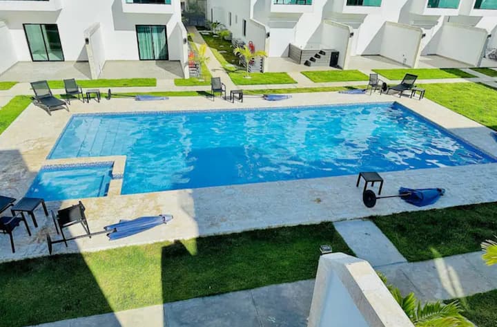 Staylish Apt. Cerca De Downtown/gym/ 2bdr - Punta Cana