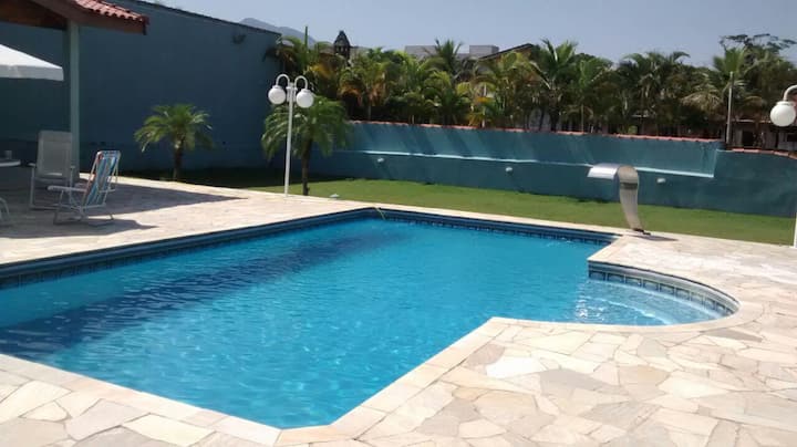 Cond. Morada Da Praia, Casa De Praia Com Piscina - Bertioga