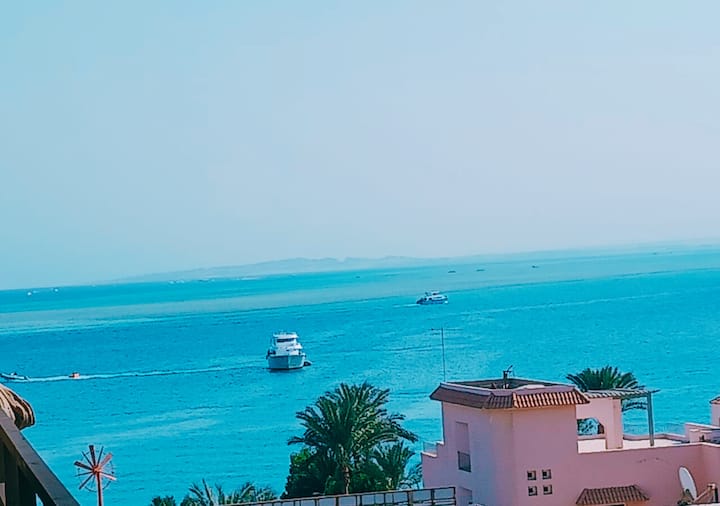 Modern Sea View Palma House Steps From Dream Beach - Hurghada