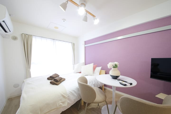 New Open|すすきのエリアまで徒歩圏内|札幌駅まで電車14分|wi-fi完備|最大2名|410 - Sapporo