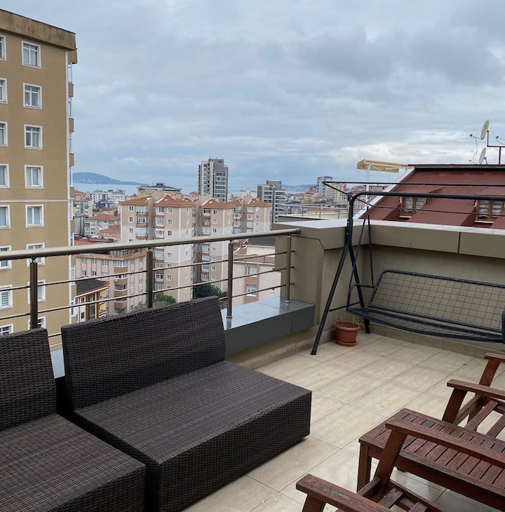 Skyview Duplex Terrace • 4br • Family Friendly - Adalar