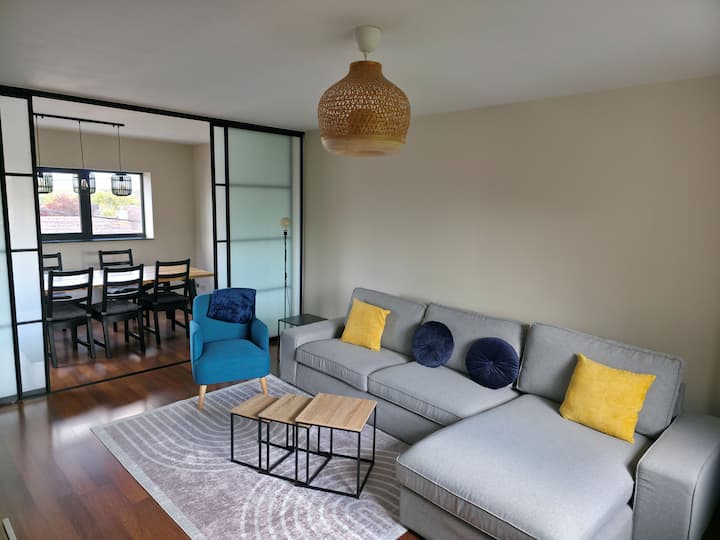 2 Chambres/petit Dej/parking Gratuit/toit Terrasse - Mons